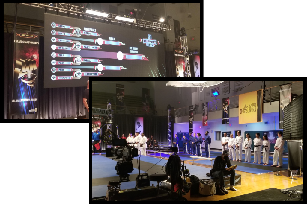 On the Cobra Kai Set – All Star Karate ATL